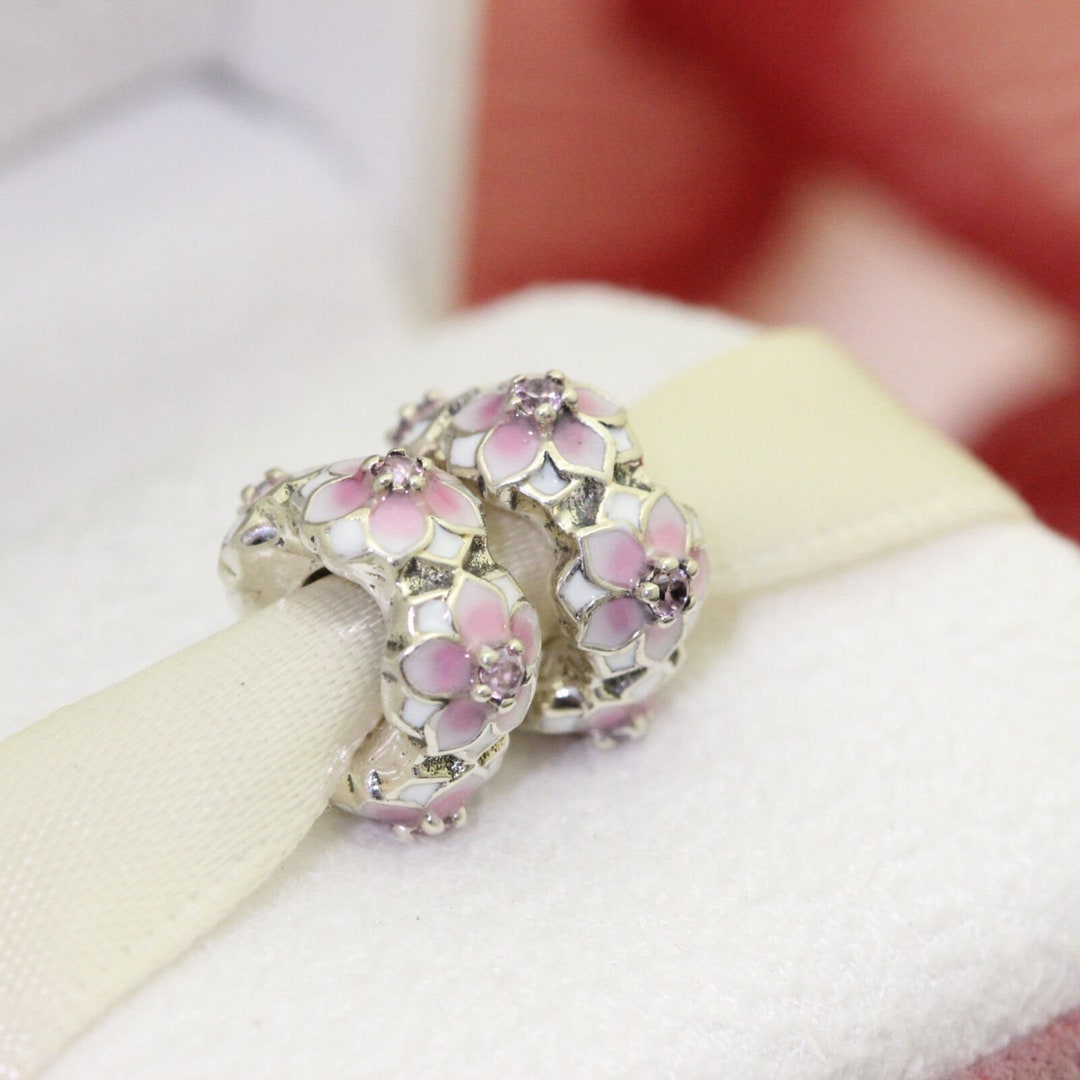 Pandora Magnolia Bloom Spacers PAIR 792088PCZ - Etsy