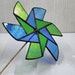 Colorful Pinwheel - Stained Glass Pattern (digital PDF Format) - Etsy