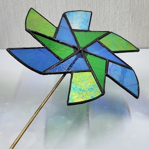 Colorful Pinwheel - Stained Glass Pattern (digital PDF Format) - Etsy