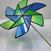 Colorful Pinwheel - Stained Glass Pattern (digital PDF Format) - Etsy