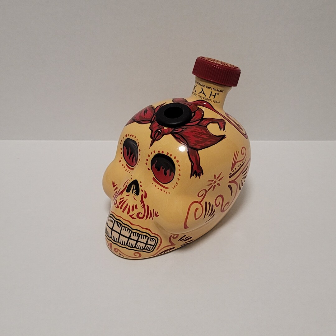 KAH Tequila Añejo / Recycled Liquor Bottle Water Pipe / - Etsy