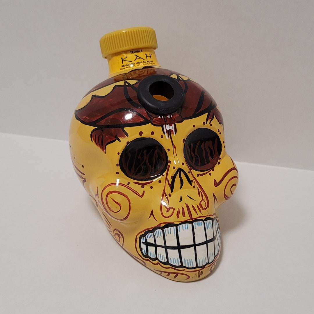KAH Tequila Añejo / Recycled Liquor Bottle Water Pipe / - Etsy