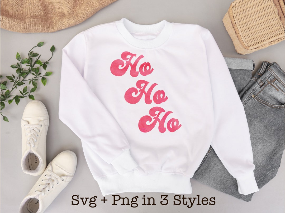 Hohoho Svg | Retro Christmas Svg | Hippie Ho Ho Ho Svg | Xmas Svg ...