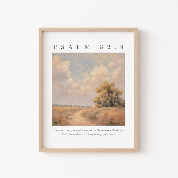 Psalm 32 Art to Download - Etsy