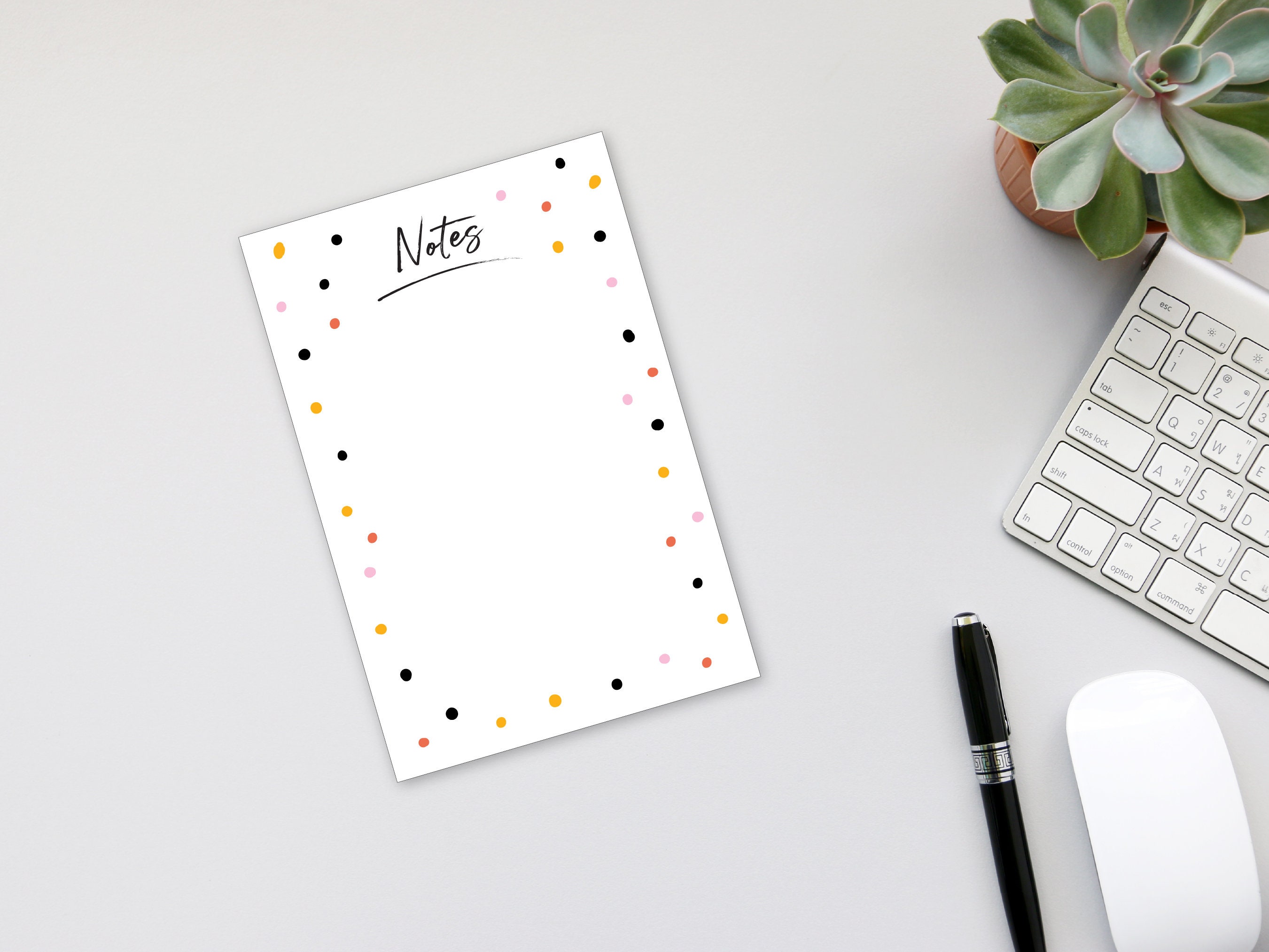 Printable Note Card / Notepad - Etsy