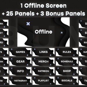 CLEAN & MINIMAL Stream Package | Twitch Overlay | Streaming and Gaming ...