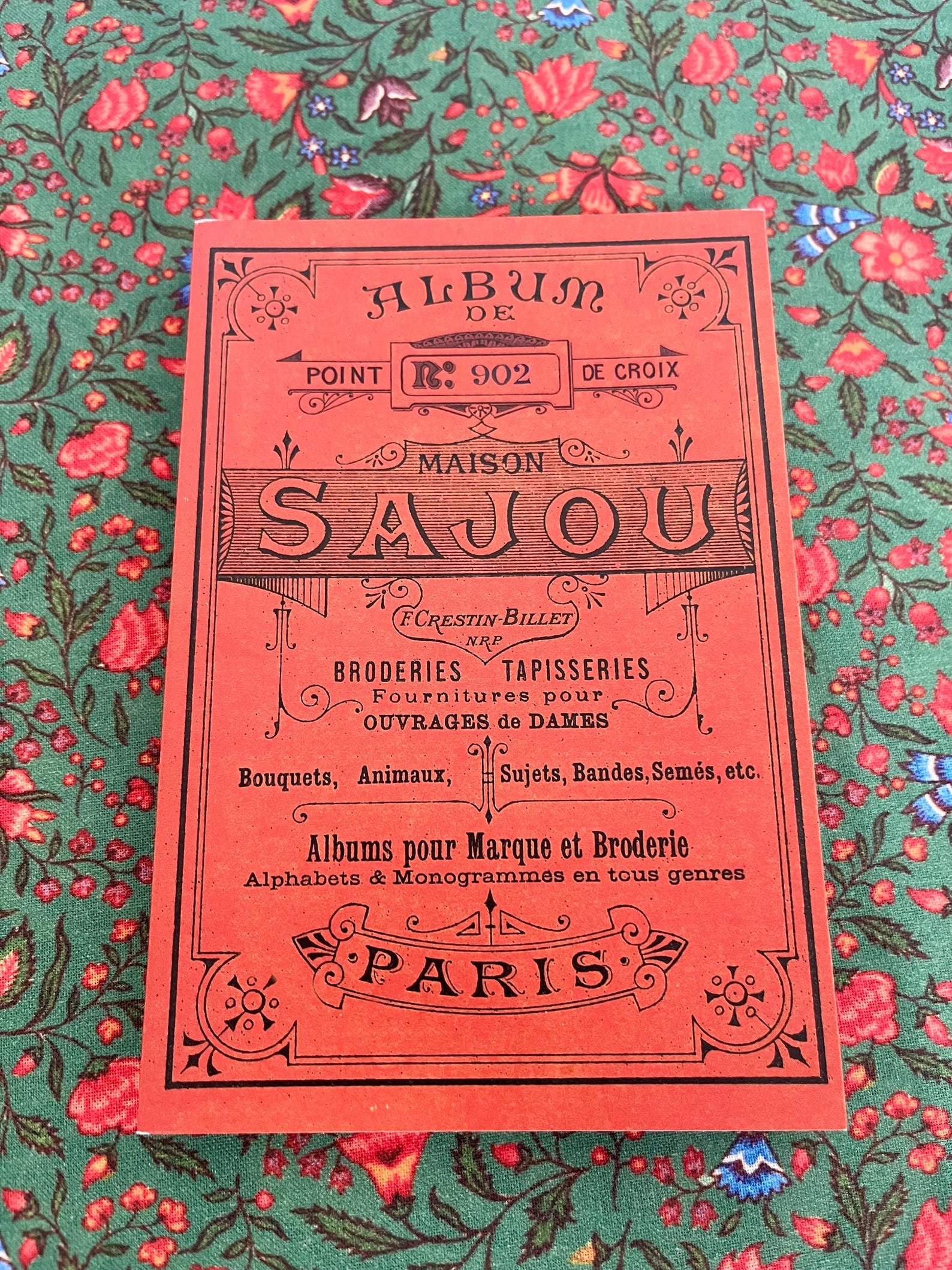 Maison Sajou Cross Stitch Patterns Red Album No. 902 - Embroidery ...