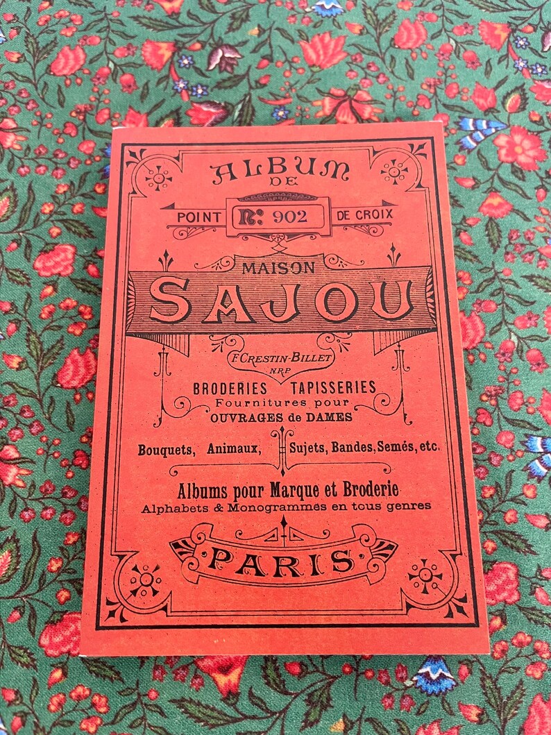 Maison Sajou Cross Stitch Patterns Red Album No. 902 - Embroidery ...