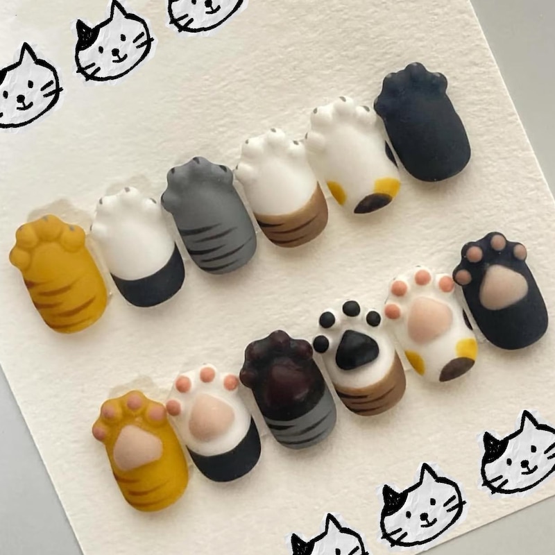Acrylic Cat Claw Nails - Etsy
