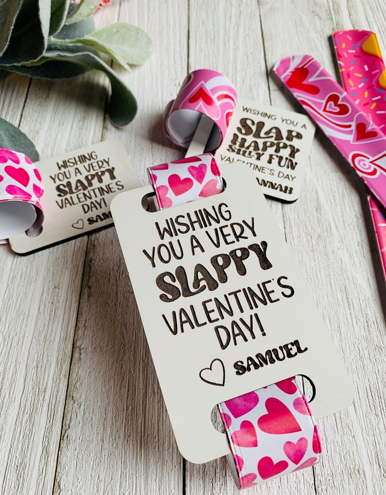 Classroom Valentines ~ Kids Valentines ~ Slappy Bracelet Valentine ...