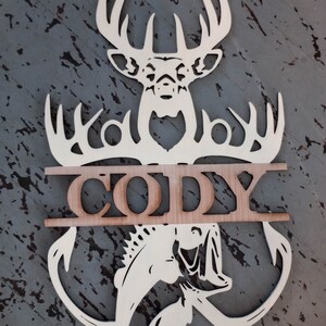 Custom Hunting Gift Custom Fishing Sign Personalized Wall - Etsy