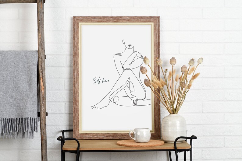 Body Positivity Self Love Poster, Body Positive Art, Self Care Poster ...