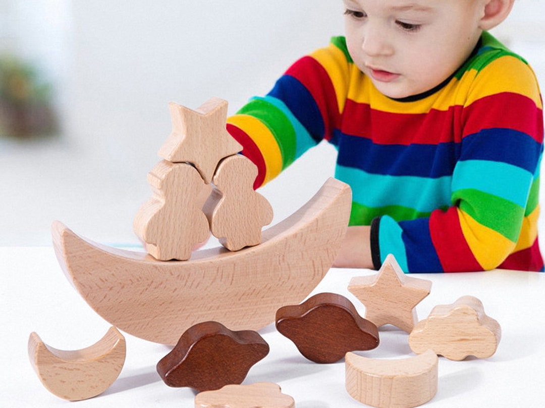 Unique Balance Toy, Balancing Game, Kids Toys, Montessori Toys, Wooden ...