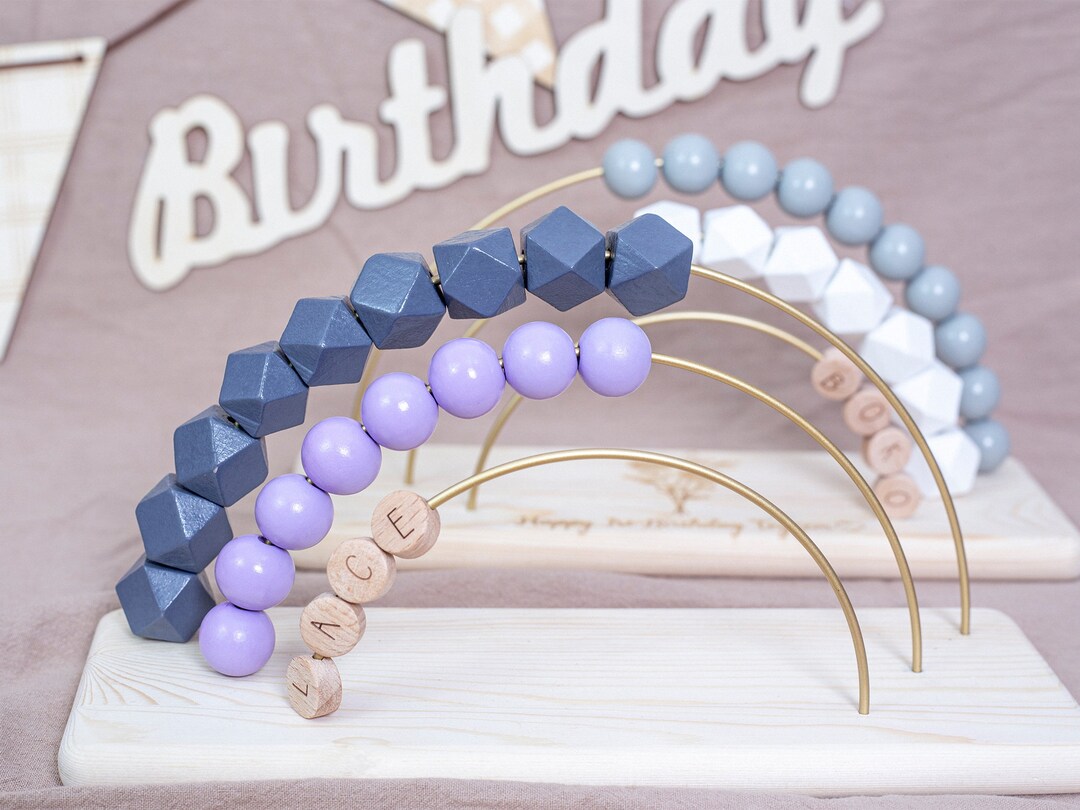 Personalized Abacus, Rainbow Abacus, Nursery Decorations, Baby Gifts ...