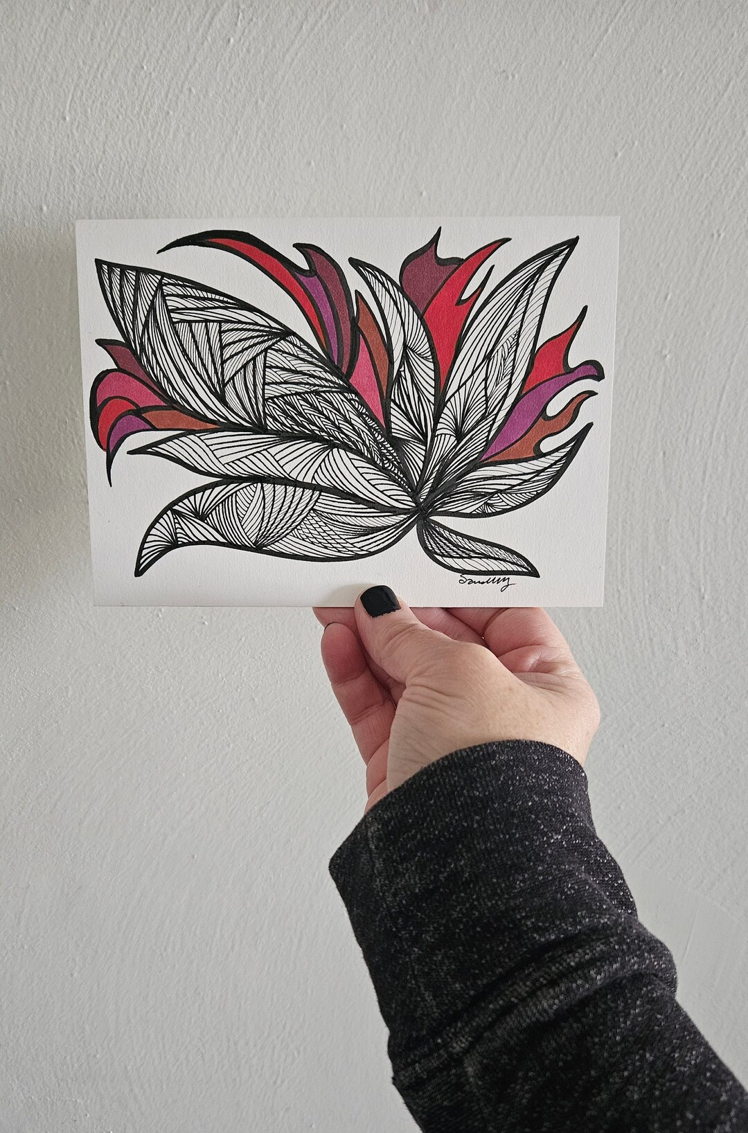 Wandering Lines, Drawing With Color - Etsy