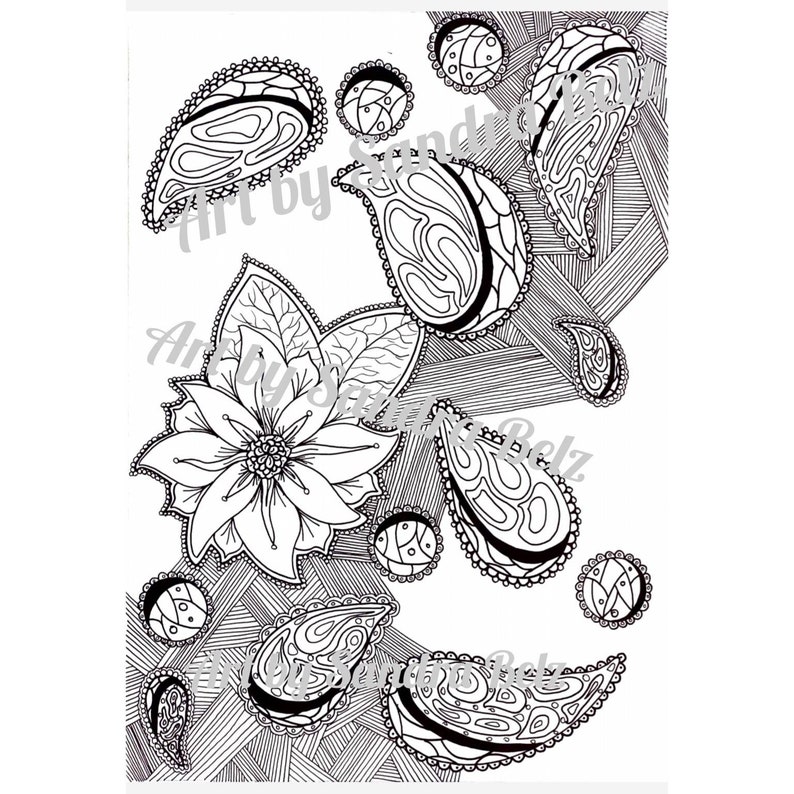 Line Drawing Coloring Page No 2, Digital Download - Etsy