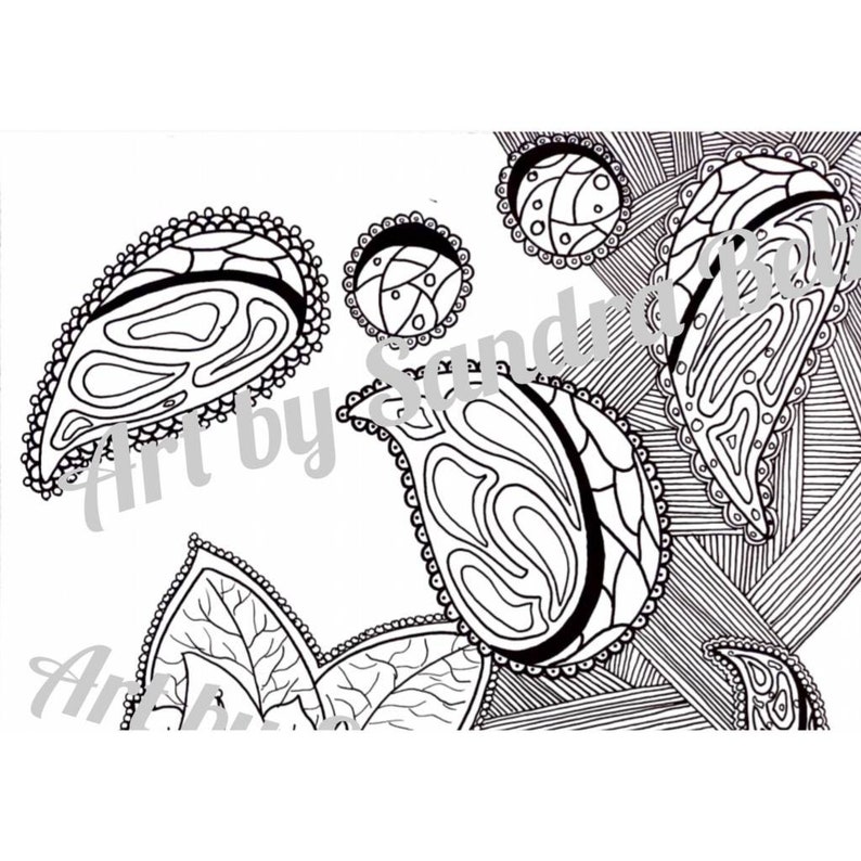 Line Drawing Coloring Page No 2, Digital Download - Etsy