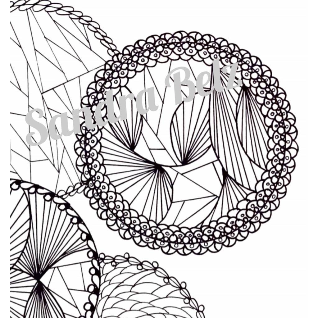 Mandala Coloring Page No. 8, Digital Download - Etsy