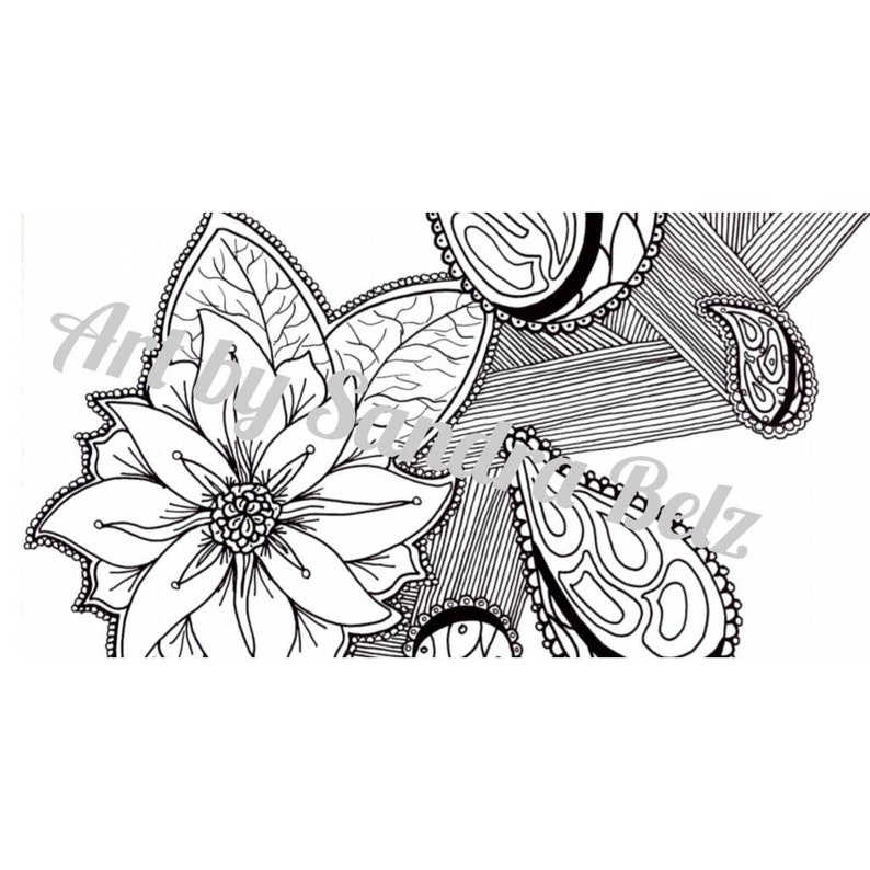 Line Drawing Coloring Page No 2, Digital Download - Etsy