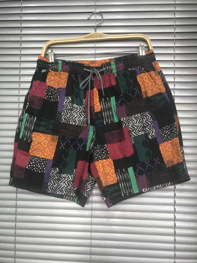 Multi-colored Festive Shorts - Etsy