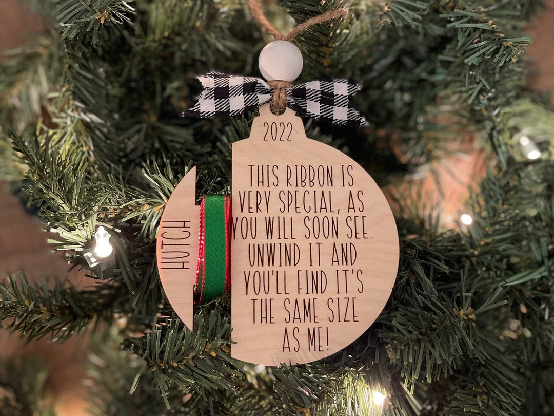 Christmas 2025 Height Ornament - Handmade Personalized Ornament - Laser ...