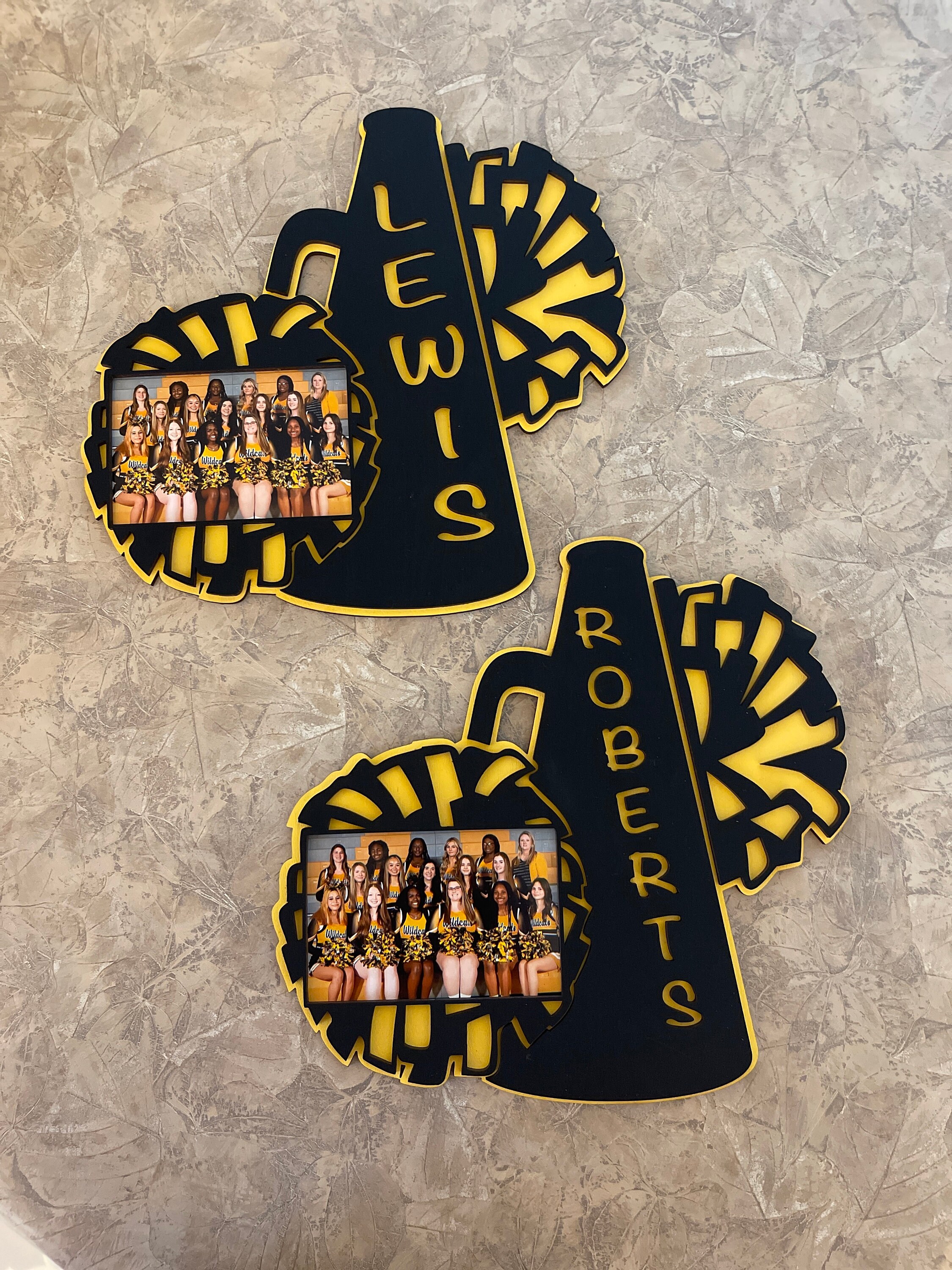 Cheerleading Megaphone Photo Frame Sign - Etsy