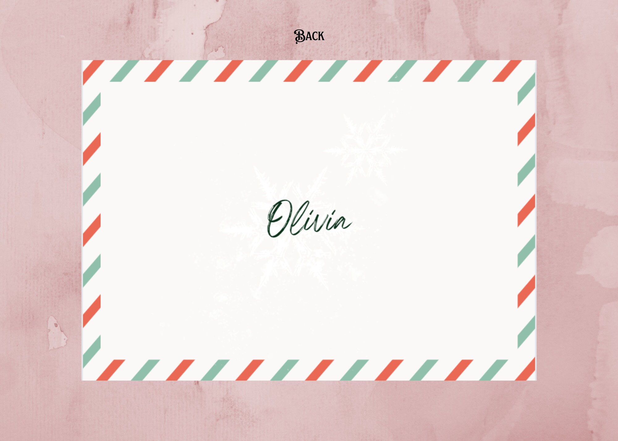 Secret Santa Name Cards - Etsy