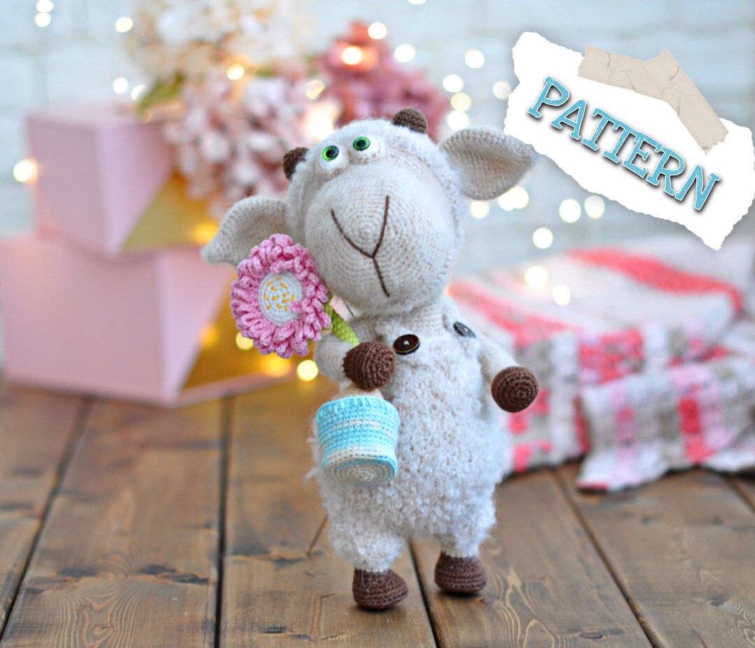 Crochet Lamb, Sheep PATTERN Amigurumi Toy English PDF DIY - Etsy