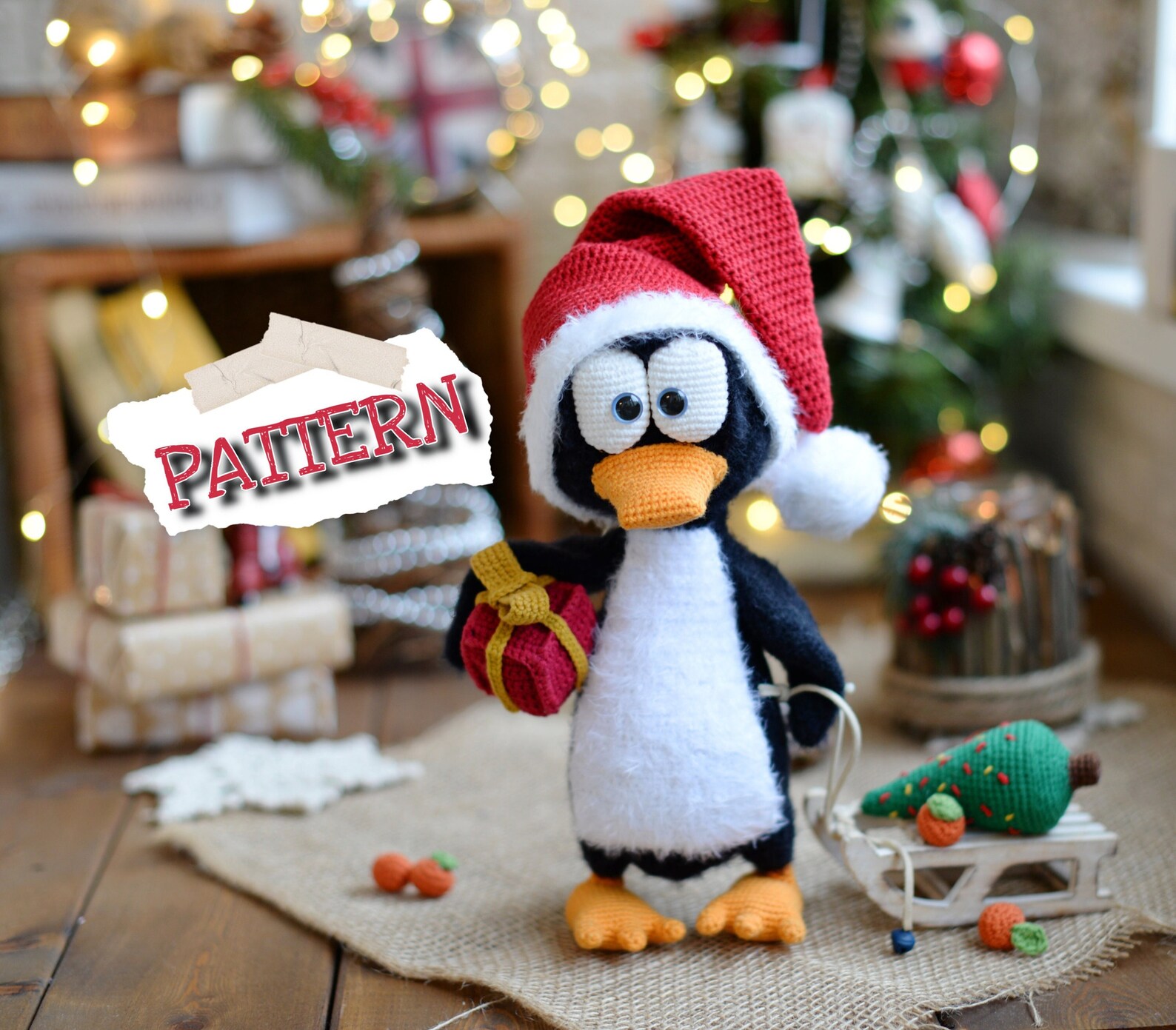 Crochet PATTERN Penguin Amigurumi Bird Crochet Christmas - Etsy