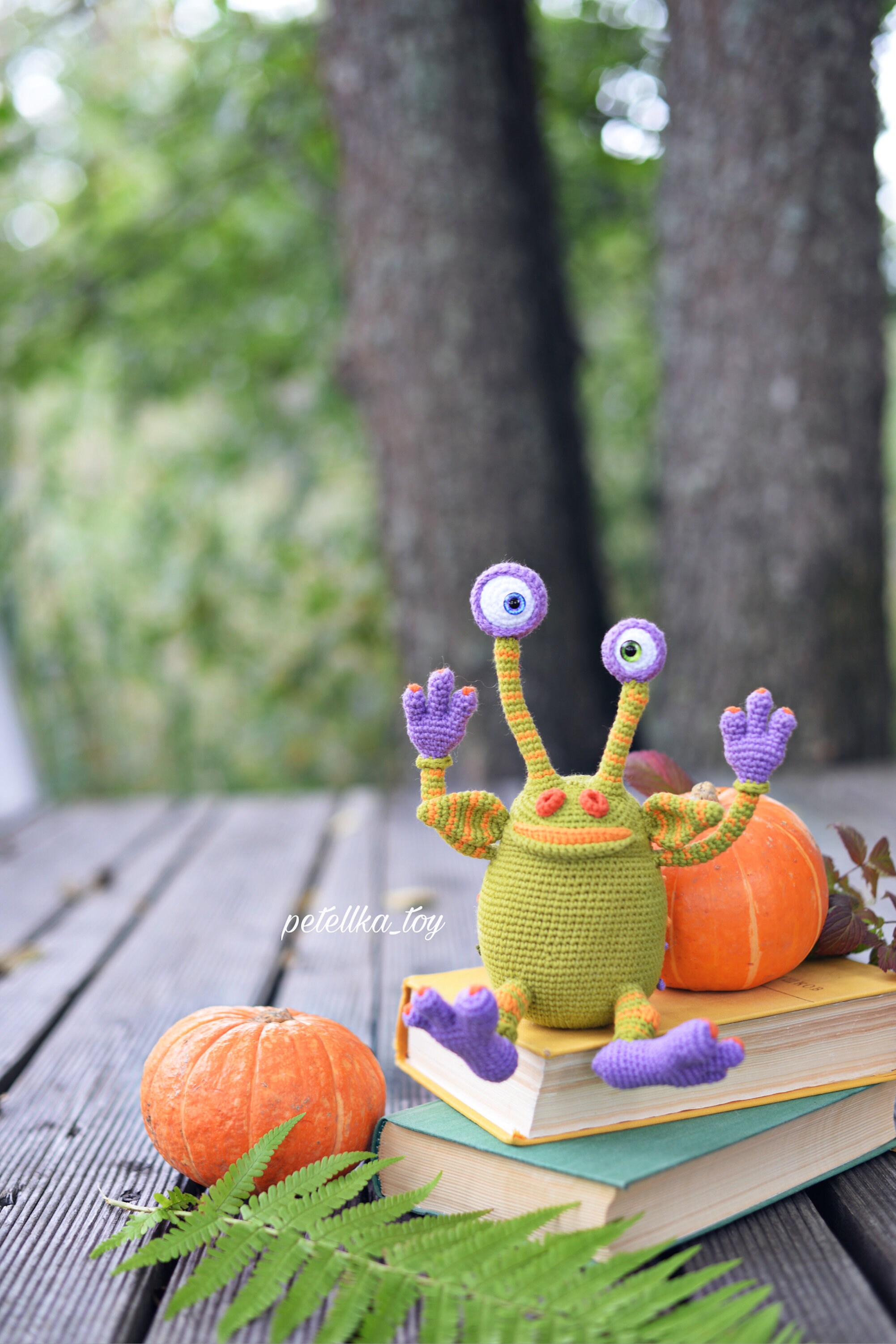 Crochet PATTERN Monster, Little Space Creature, Amigurumi Pattern Fairy ...