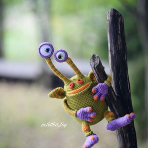 Crochet PATTERN Monster, Little Space Creature, Amigurumi Pattern Fairy ...