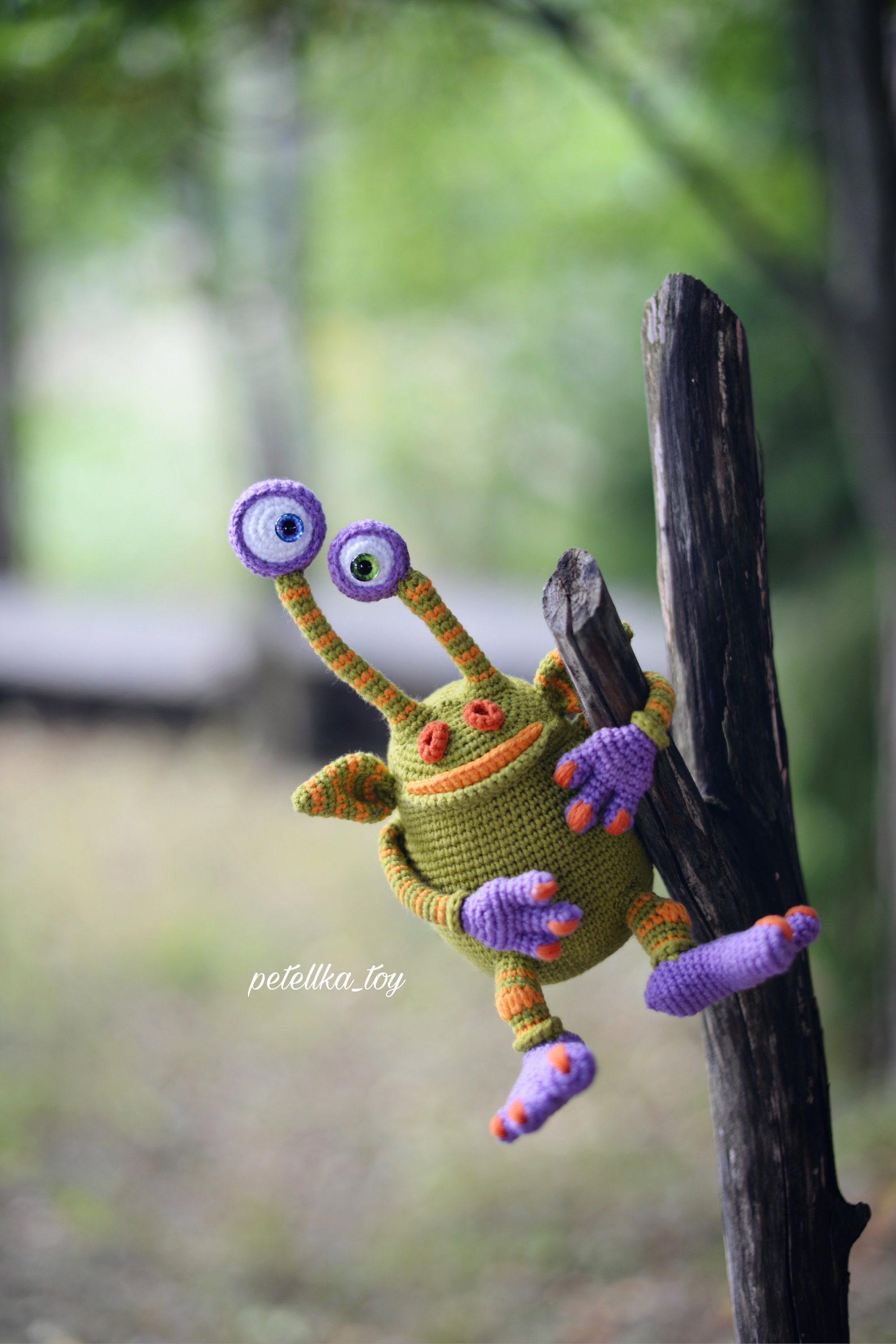 Crochet PATTERN Monster, Little Space Creature, Amigurumi Pattern Fairy ...