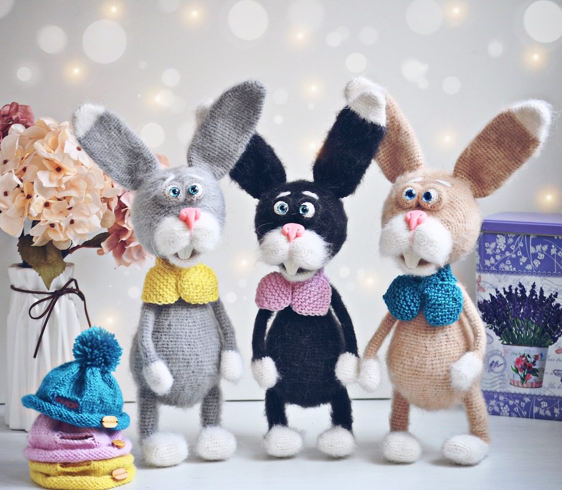 Amigurumi Bunny Rabbit PATTERN Crochet Christmas Easter Bunny - Etsy