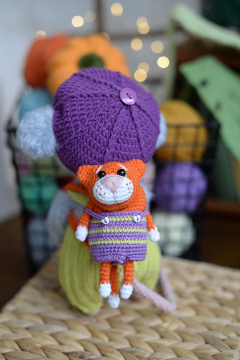 Crochet PATTERN Mouse, Amigurumi Mouse, Rat, Vole, Hamster, Stuffed Toy ...