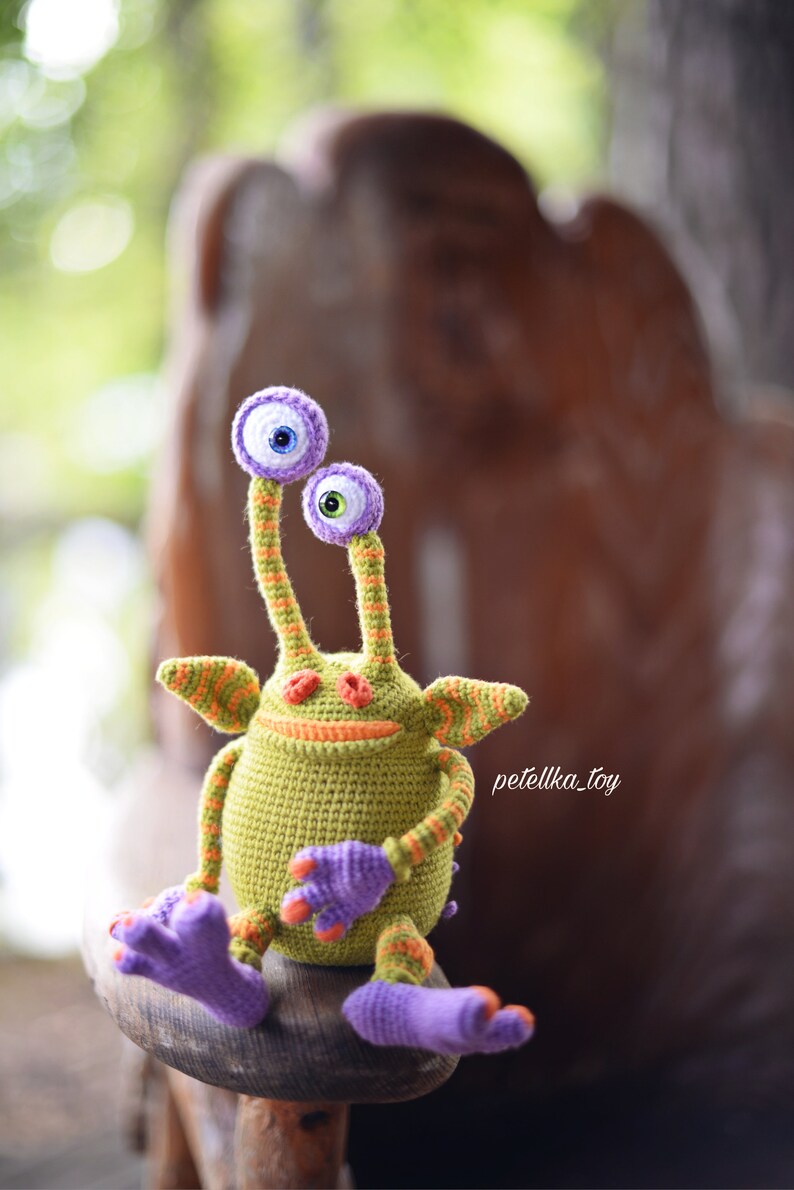 Crochet PATTERN Monster, Little Space Creature, Amigurumi Pattern Fairy ...