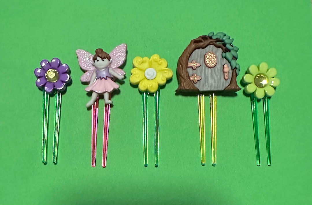 Fairy Garden Bento Food Picks- Fairy Food Picks- Fairy Tale Food Picks ...