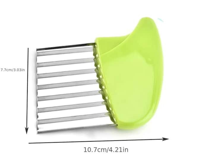 Crinkle Cutter- Wavy Veggie Chopper- Fruit and Veggie Cutters - Etsy