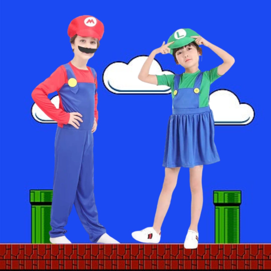 Super Mario Bros Costume Super Mario Kids Costume Super - Etsy