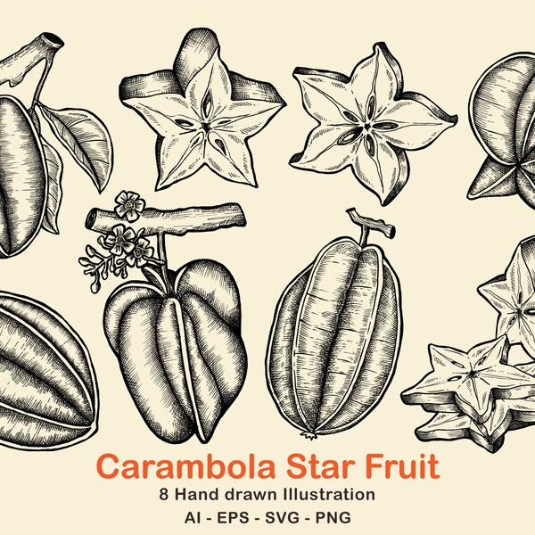 Star Fruit Plant - Etsy