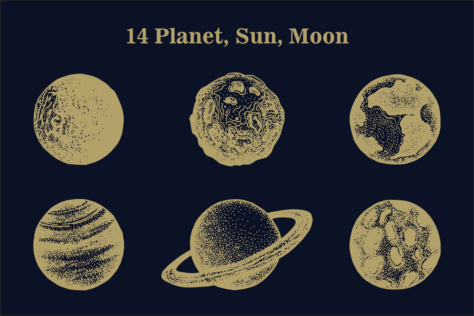 Space – Star Moon Sun Planet Zodiac | Space Vector and Clipart ...