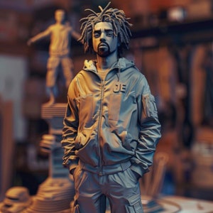 Rapper Sculpture: 3D Printable STL File (digital Download) - Etsy
