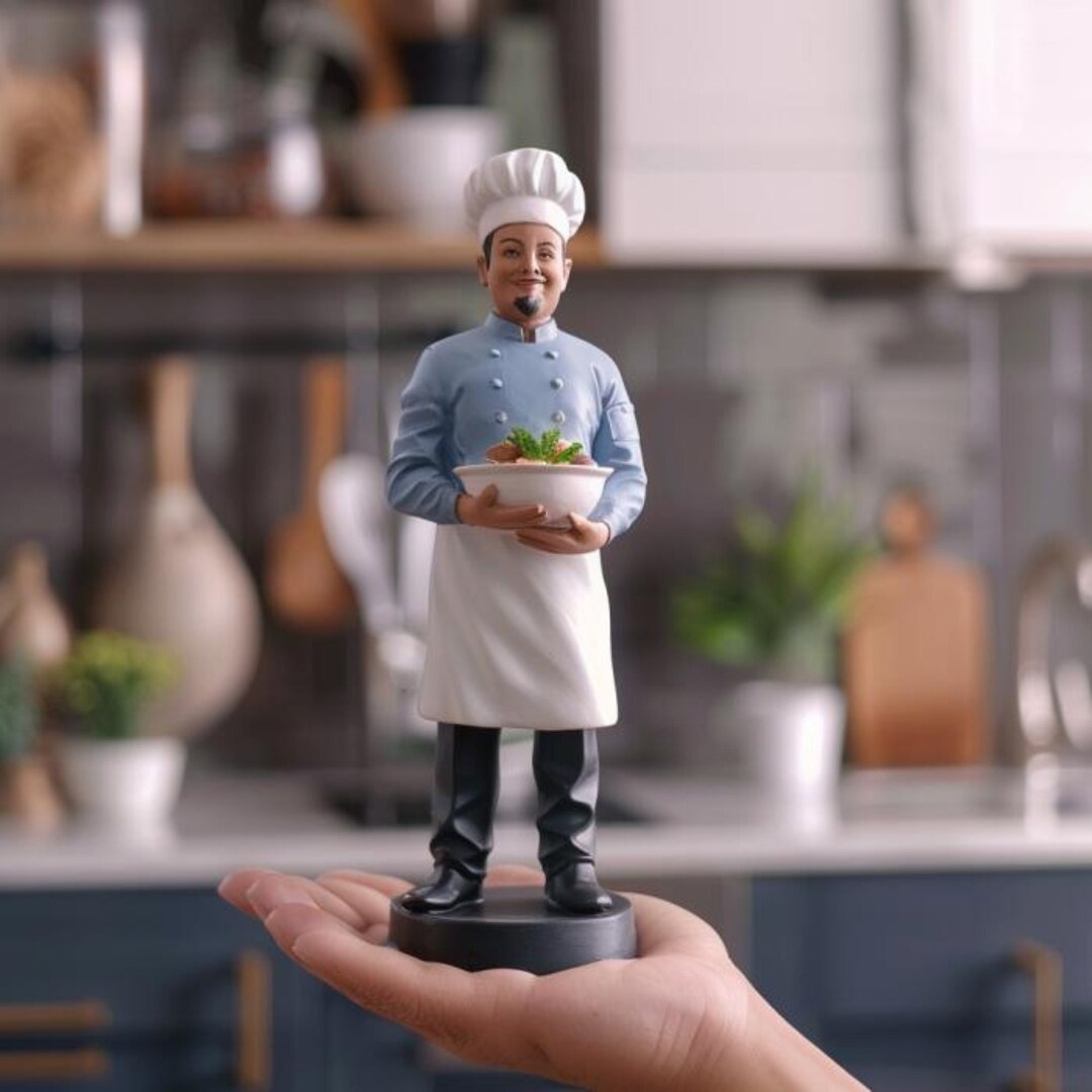 Custom Chef Gifts,chef Gifts, Custom Made 3d Printed Chef Table Top ...
