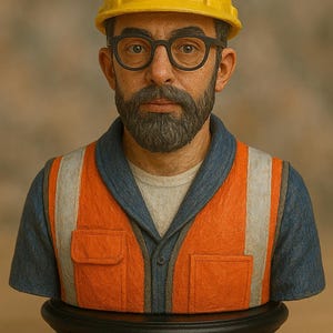 Custom Construction Sculpts, Construction Worker Gifts, Custom 3d ...