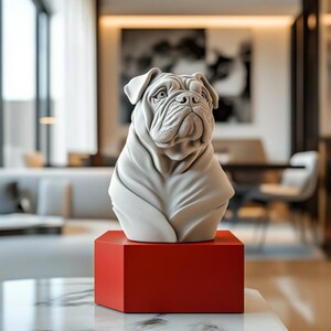 Custom Dog Sculpture/custom Pet Figurine - Custom Pet Bust Sculptures ...