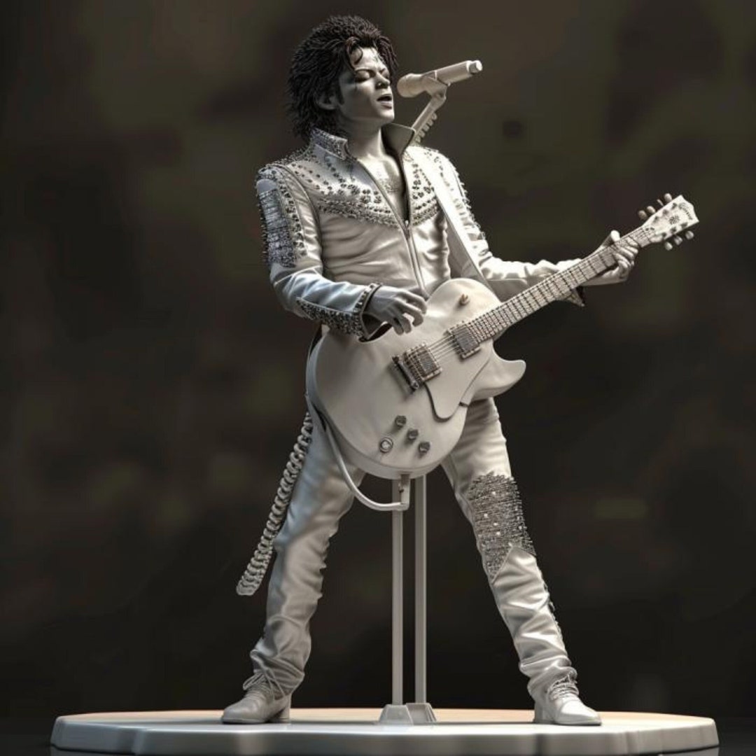 Custom Sculpted 3D Printed Pop Star Table Top Full Figurine / Full ...
