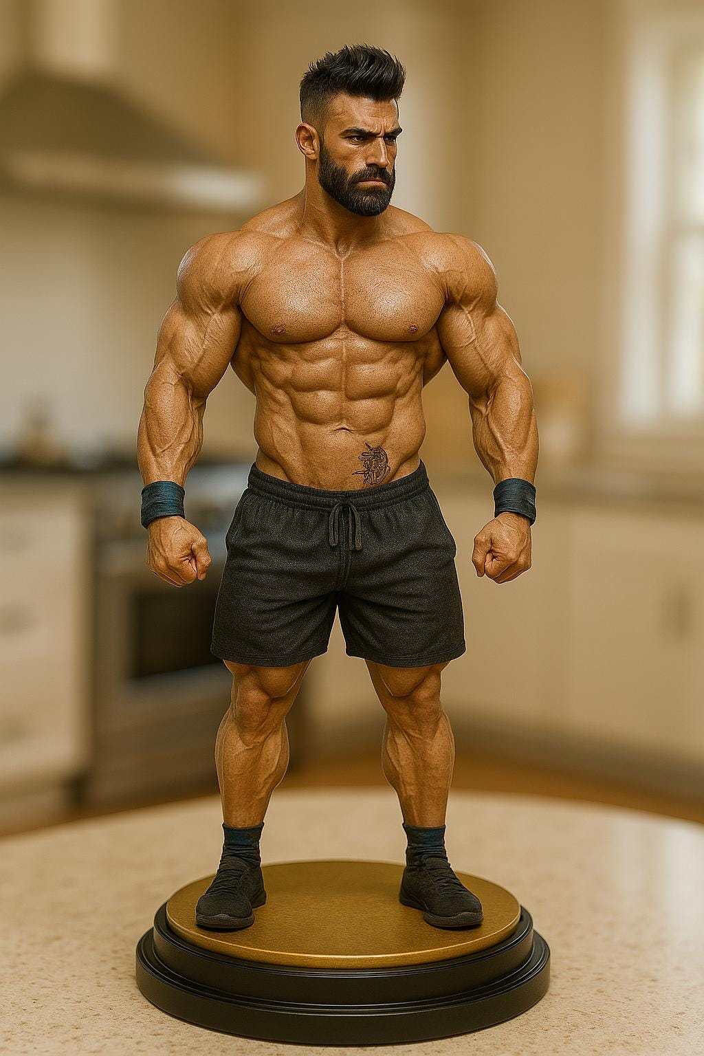 Custom Bodybuilding Sculpture From Images as Fitness Lover Gift - Etsy