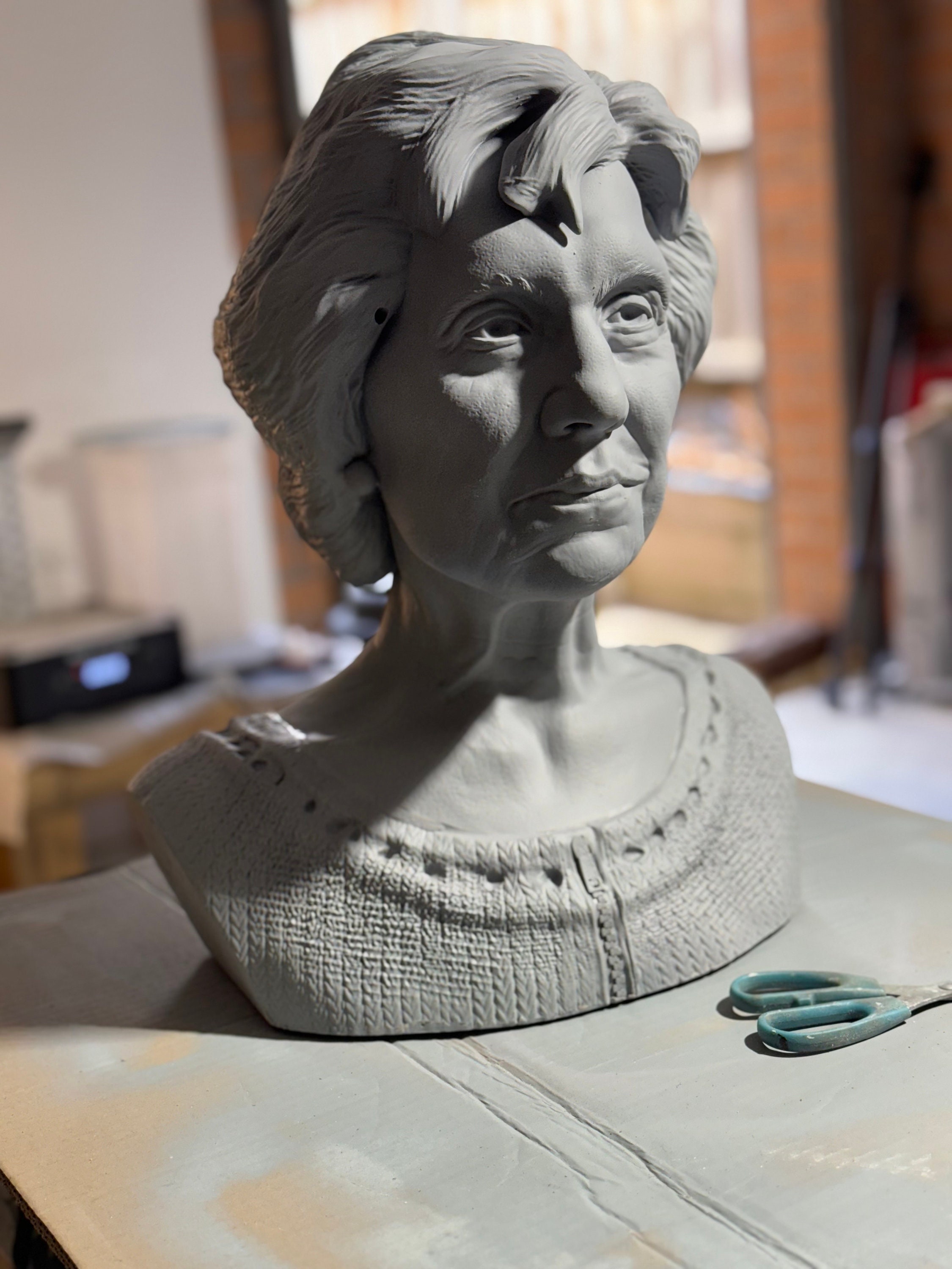Custom 3D Printed Life-size Head Bust: Personalized Sculpture - Etsy