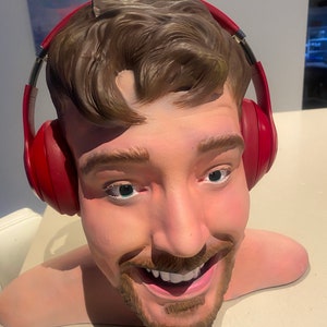 Custom 3D Printed Life-size Head Bust: Personalized Sculpture ...