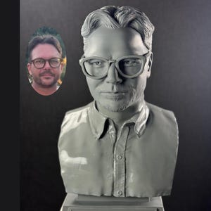 Custom Busts From Photo ,custom 3D Printed Bust & Free Digital File ...
