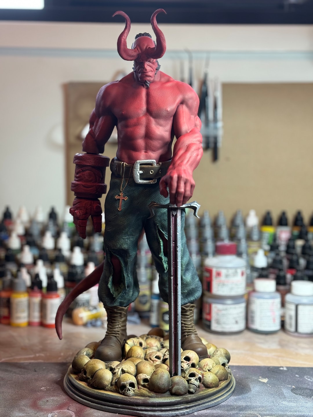 Hellboy Abe Sapien Abraham Super Hero 3D Printed Full Figurine, Gift ...